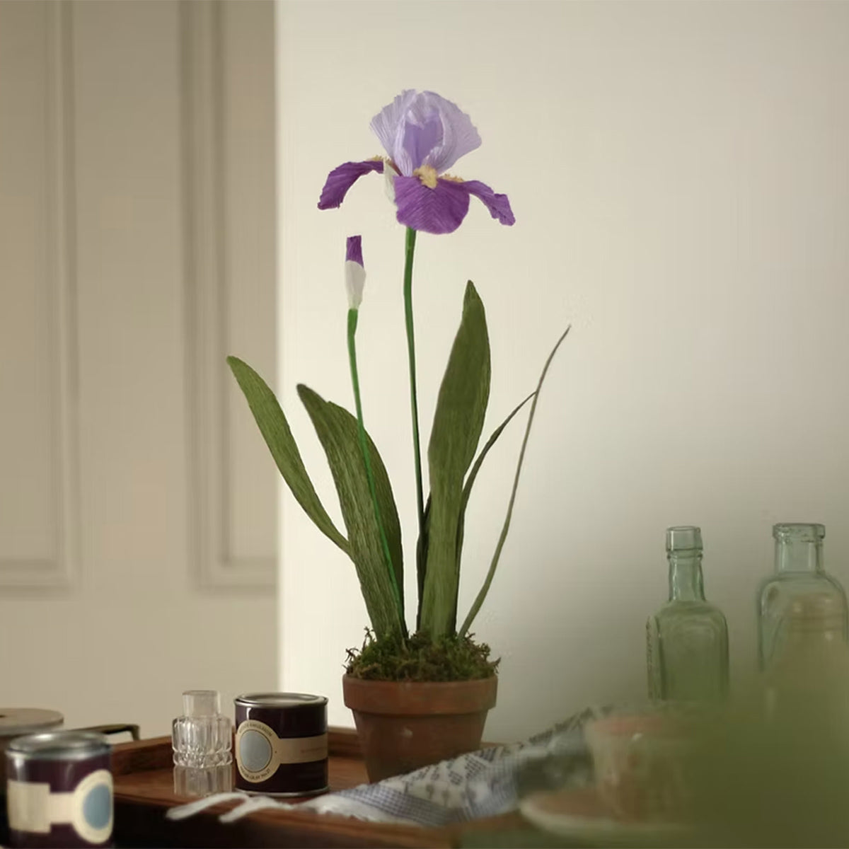 Handcrafted Paper Iris by Beam Irwin – Bluecoat Display Centre