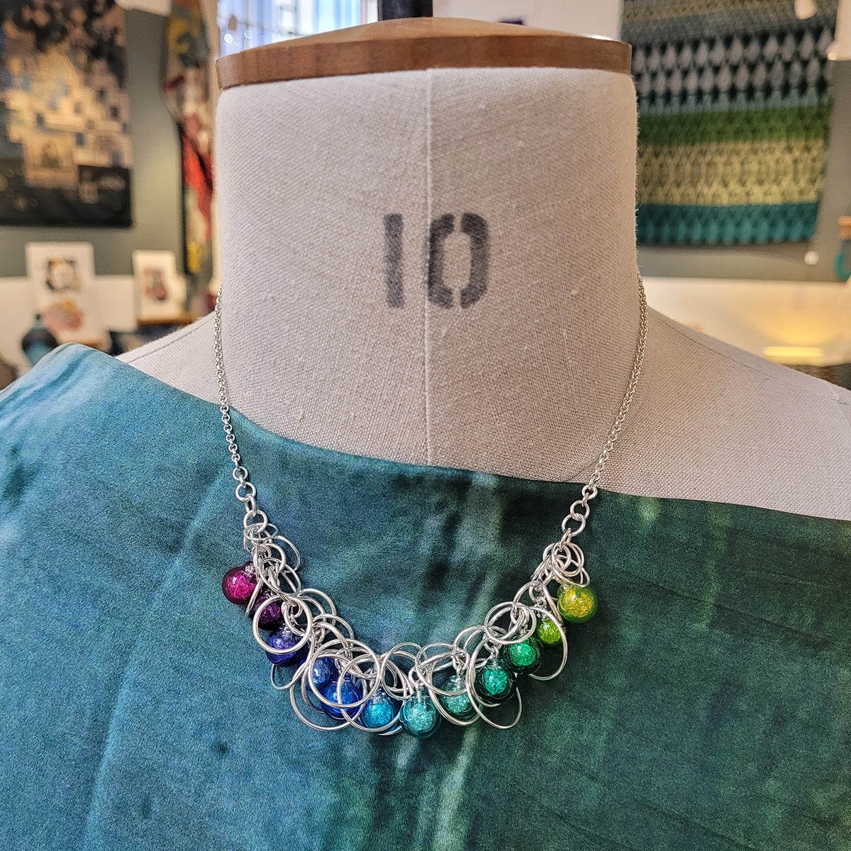 Twelve Bubble Chain Necklace by Charlotte Verity – Bluecoat Display Centre