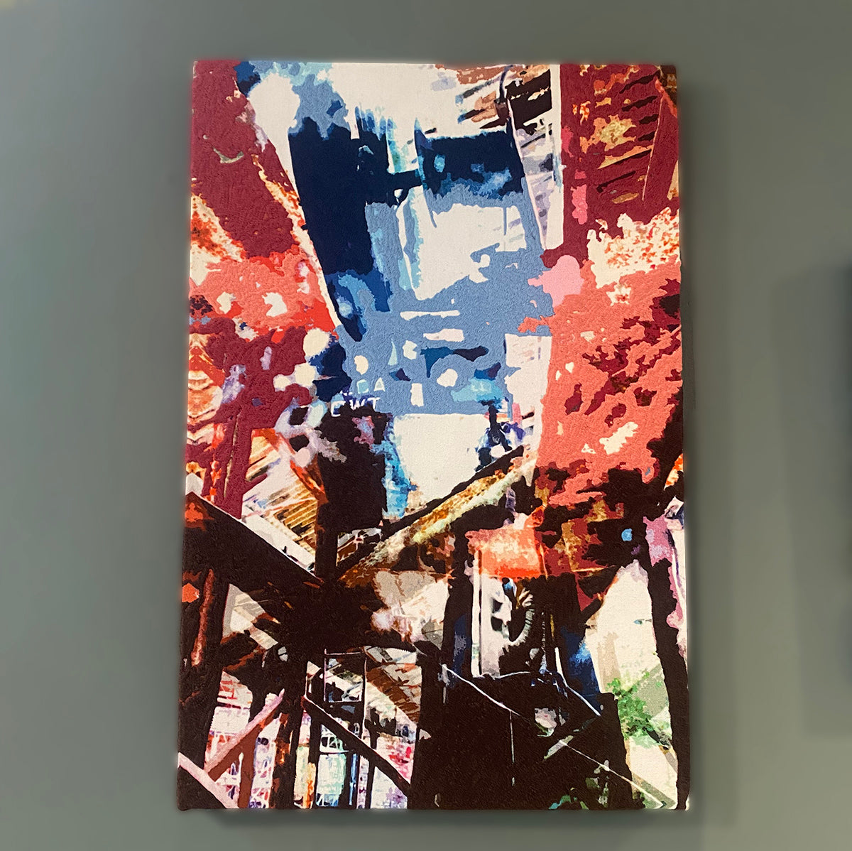 'Moment' Textile Piece by Clare Lane – Bluecoat Display Centre