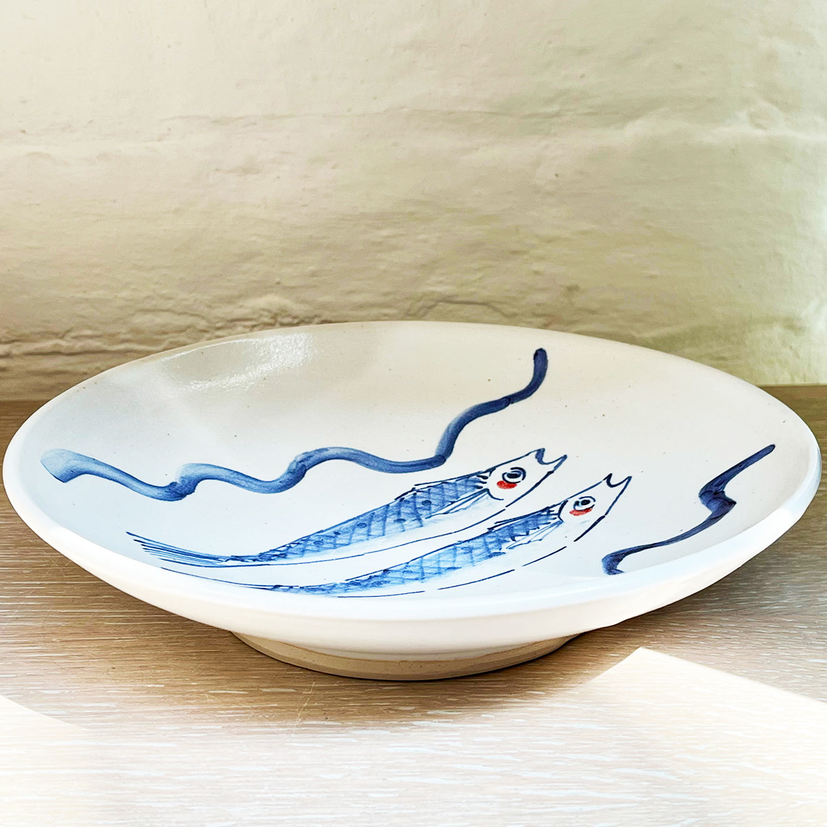 Hand Painted Fish Decorated Dish by Molly Attrill – Bluecoat Display Centre