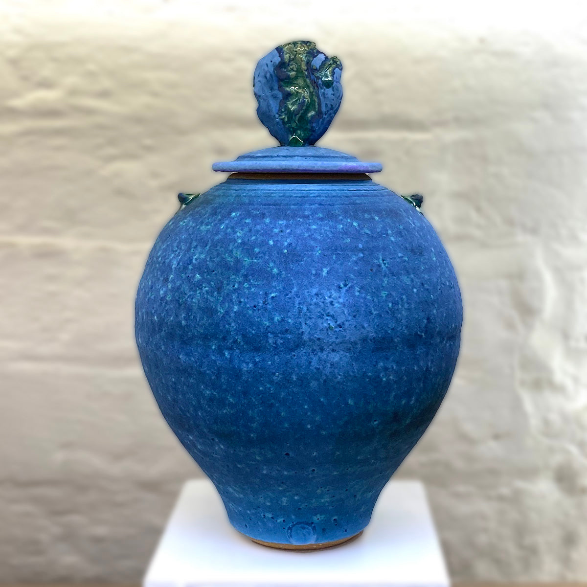 Medium Lidded Jar by Simon Shaw – Bluecoat Display Centre