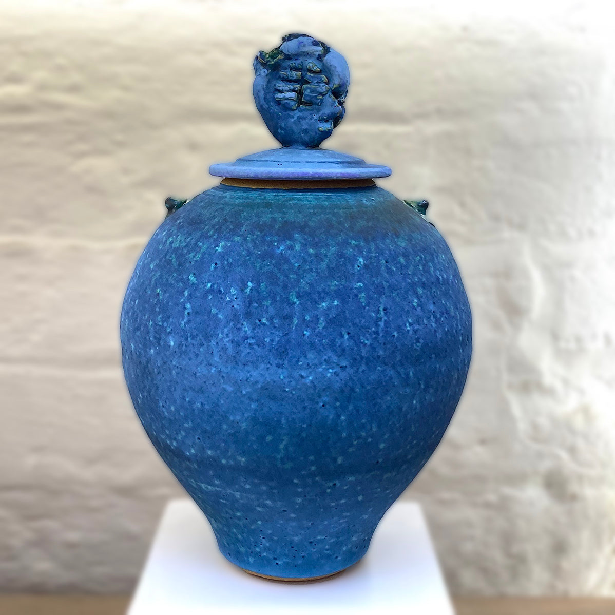 Medium Lidded Jar by Simon Shaw – Bluecoat Display Centre